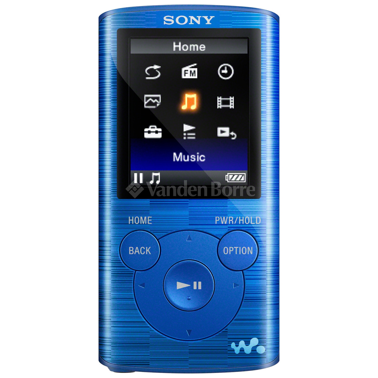 Комплект MP4 Player Sony NWZ384, Син + Слушалки Sony MDRZX310, Сини ...