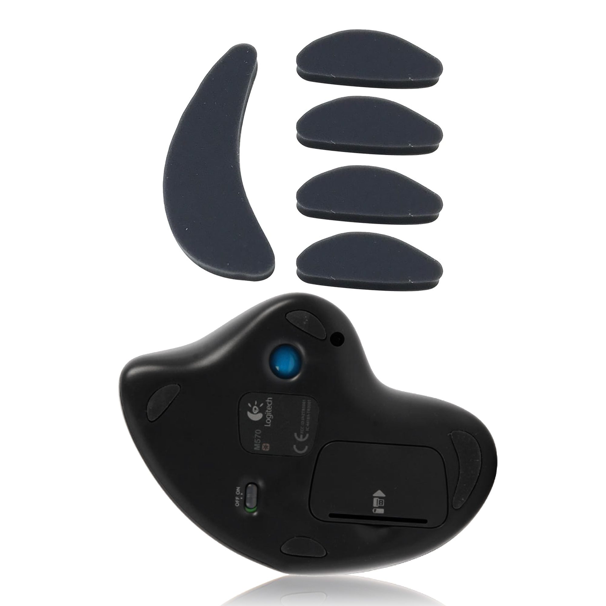 Talpa autoadeziva de schimb pentru Mouse Logitech M570, glisare lina ...