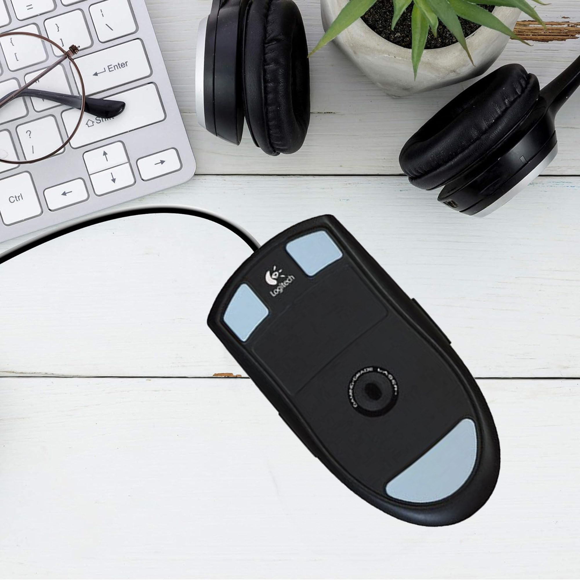 Talpa autoadeziva de schimb pentru Mouse Logitech G3, glisare lina ...