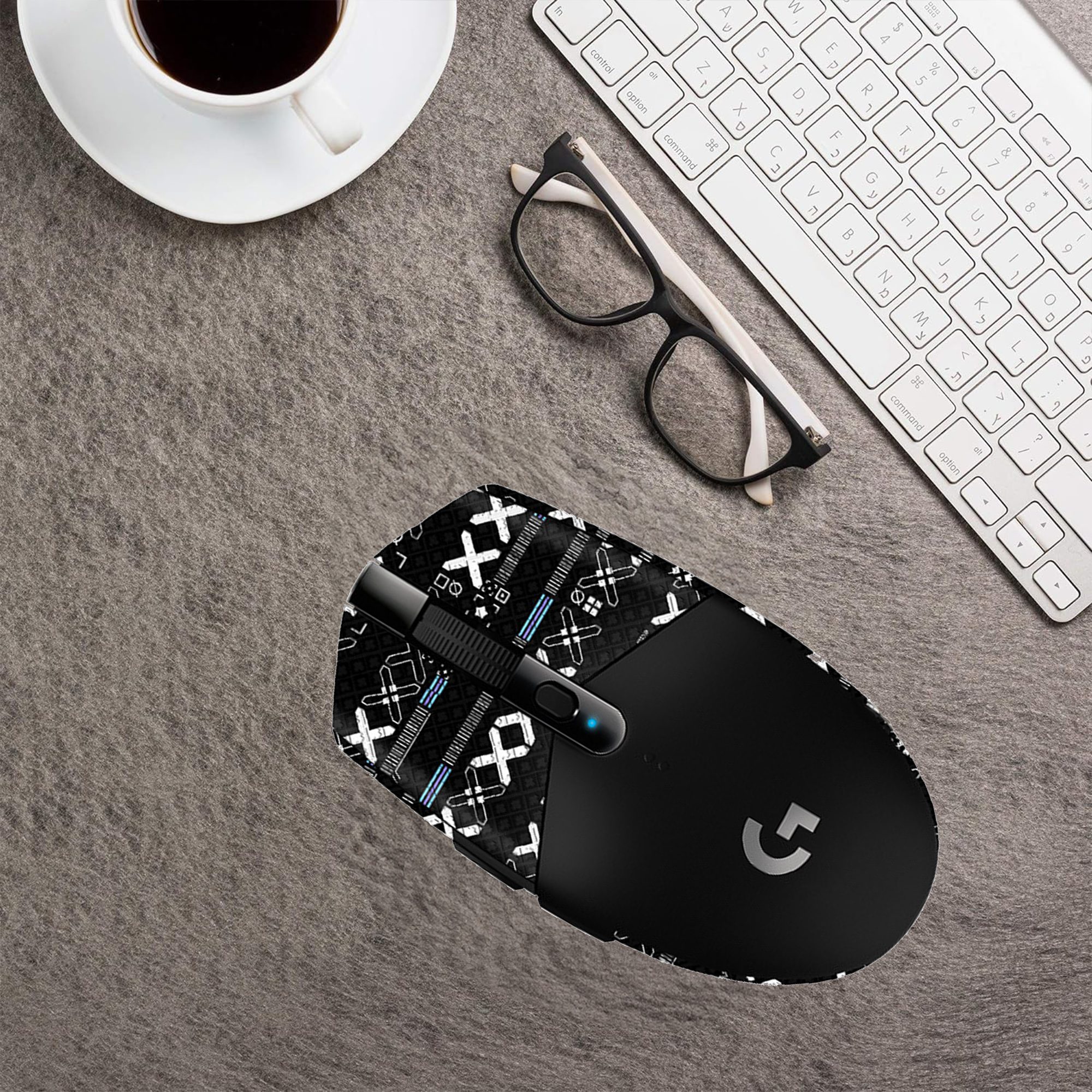 Sticker decorativ PadForce de protectie pentru Mouse Logitech G102 ...