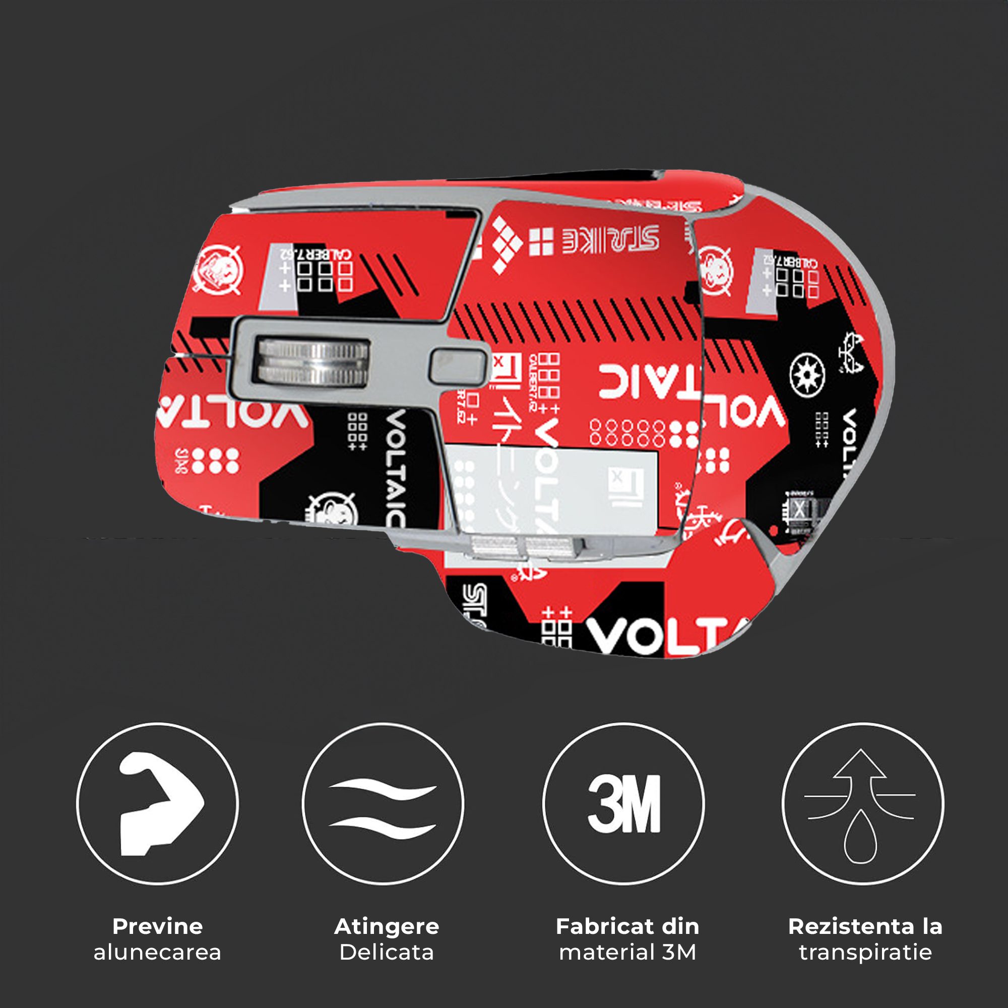 Sticker decorativ PadForce de protectie pentru Mouse Logitech MX Master ...