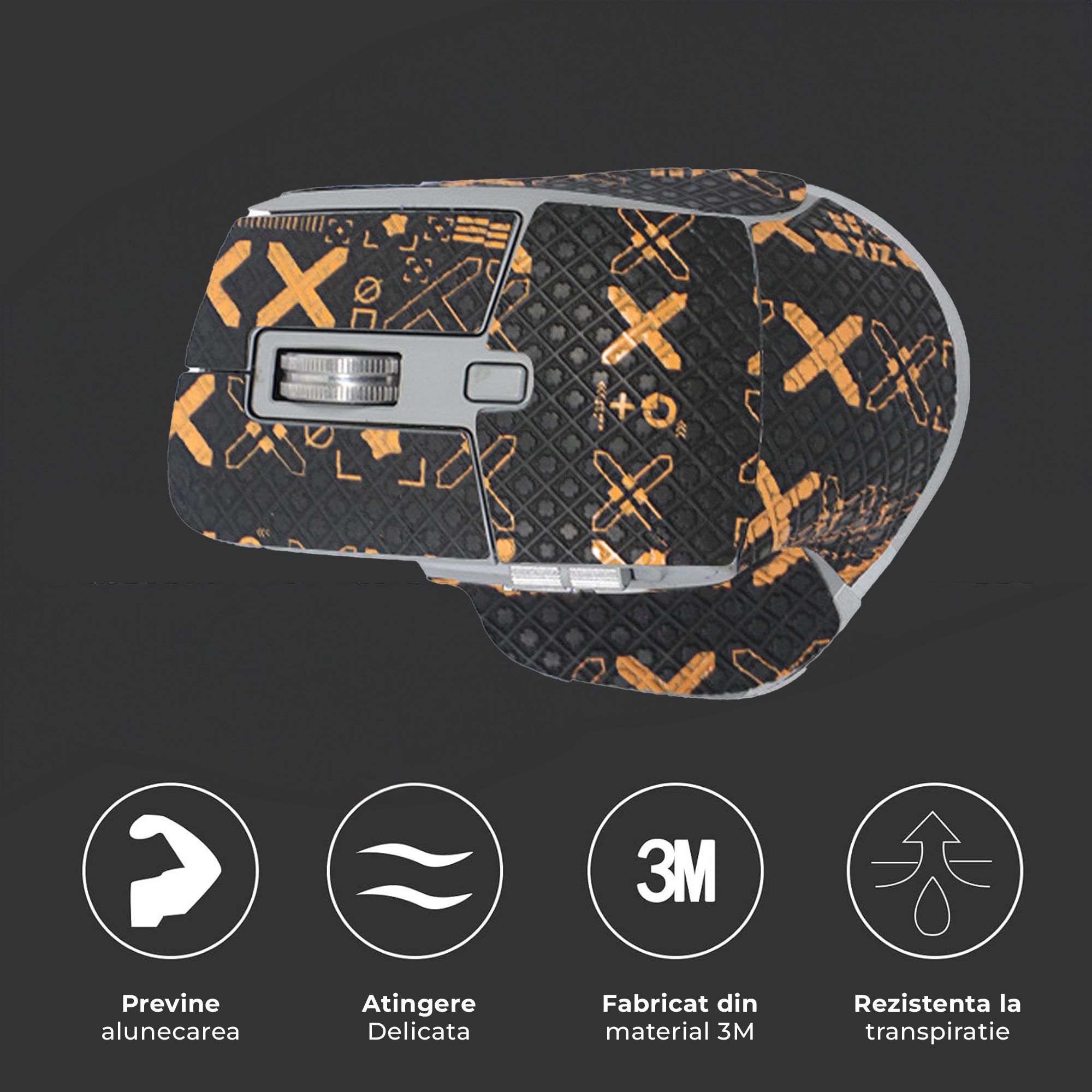Sticker decorativ PadForce de protectie pentru Mouse Logitech MX Master ...