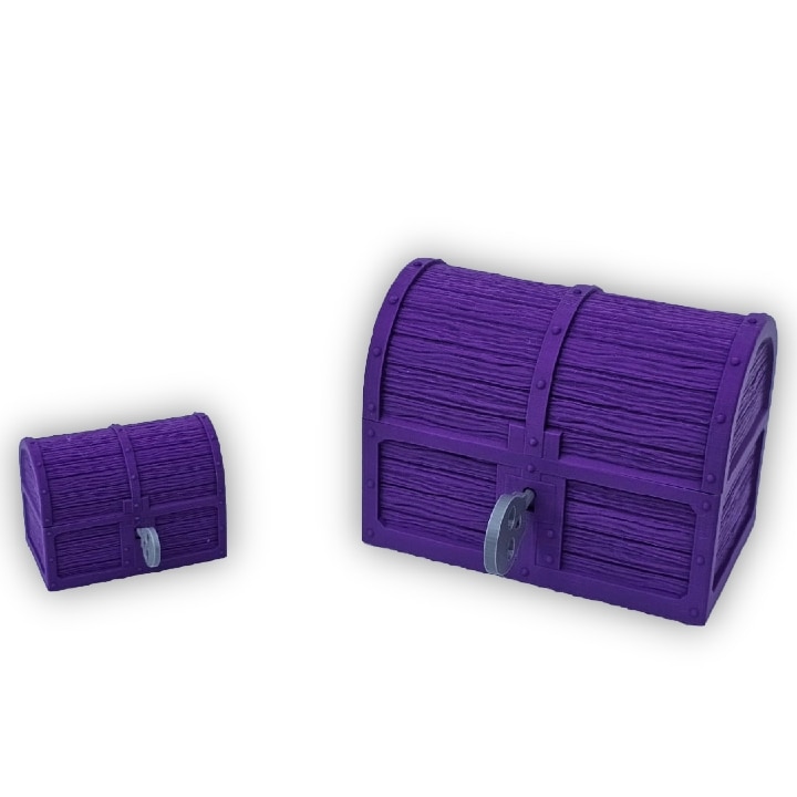 Cufar de comori cu 3 chei, mic, violet - eMAG.ro