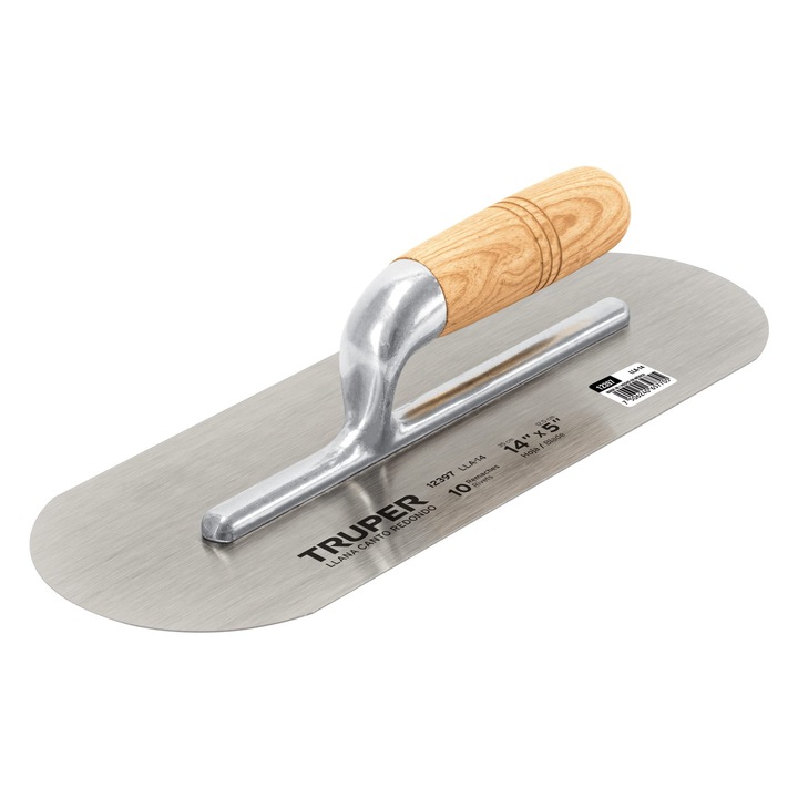 Gletiera finisare rotunjita, 35x13 cm, TRUPER - eMAG.ro