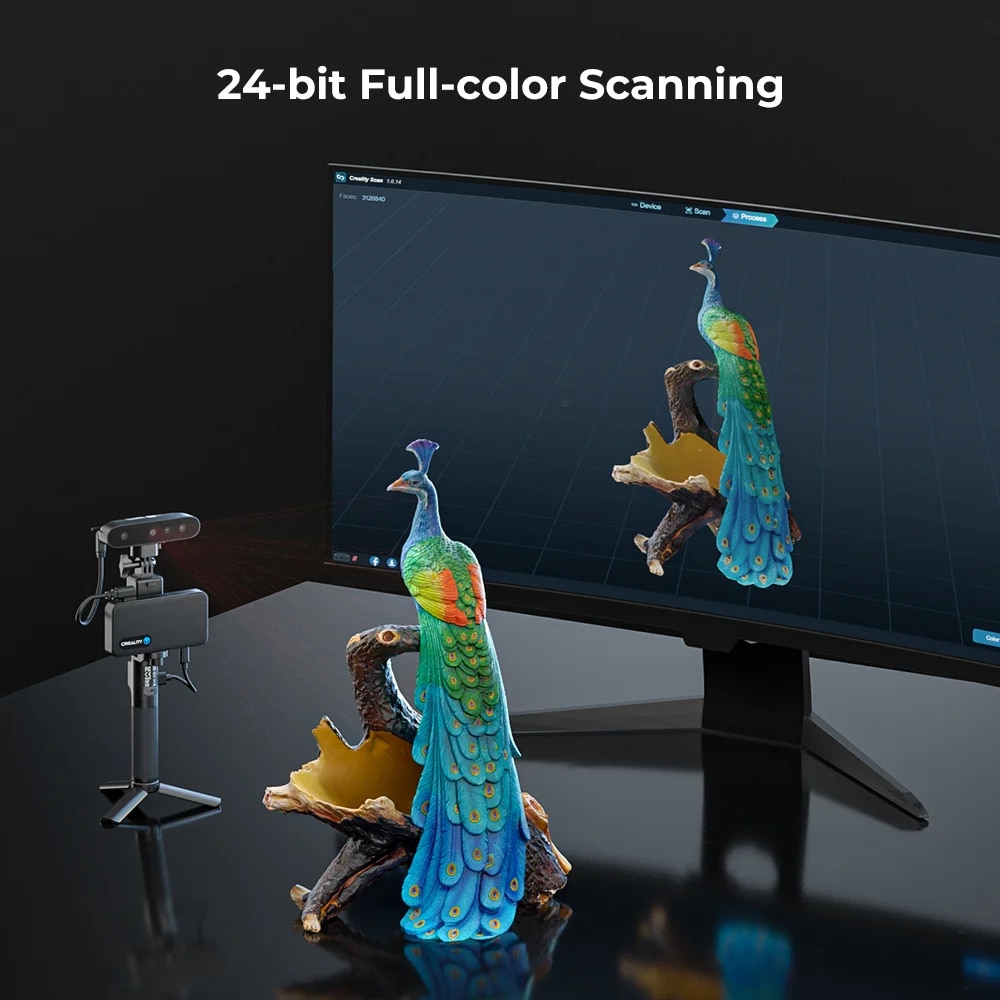 Scaner 3D CREALITY CR-SCAN FERRET PRO, USB, WI-FI, Compatibiliate MAC ...