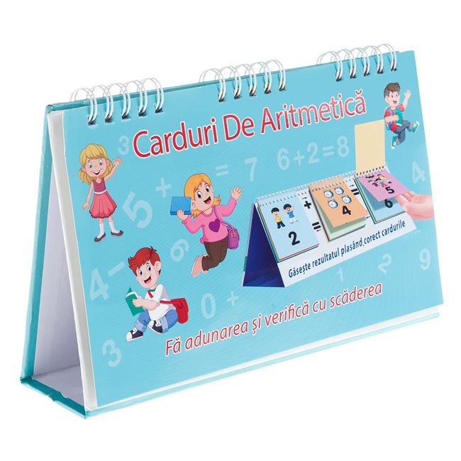 Joc matematic cu cartonase educative Adunare si Scadere - 45buc - eMAG.ro