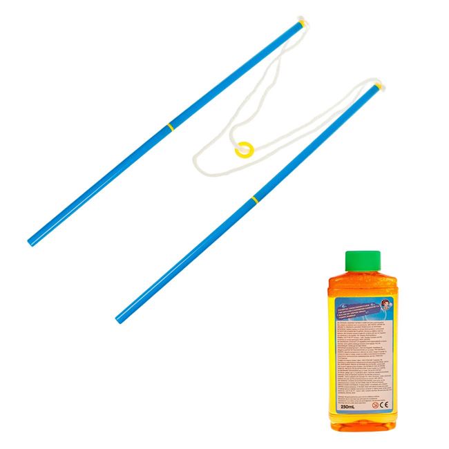 Set bete si solutie 250ml, pentru facut baloane uriase de sapun - eMAG.ro