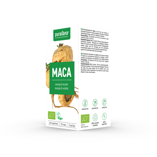 Maca ecologica, Purasana, 120 capsule 300mg - eMAG.ro