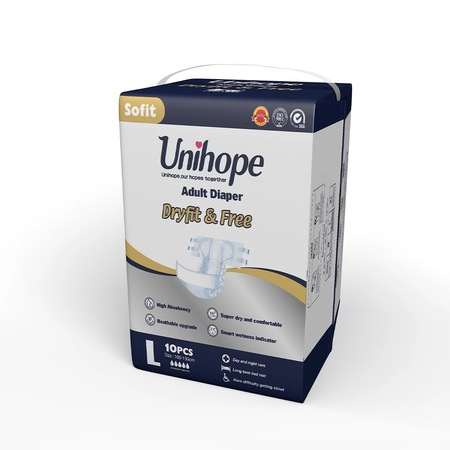 Scutece pentru adulti Unihope, M, 10buc - eMAG.ro