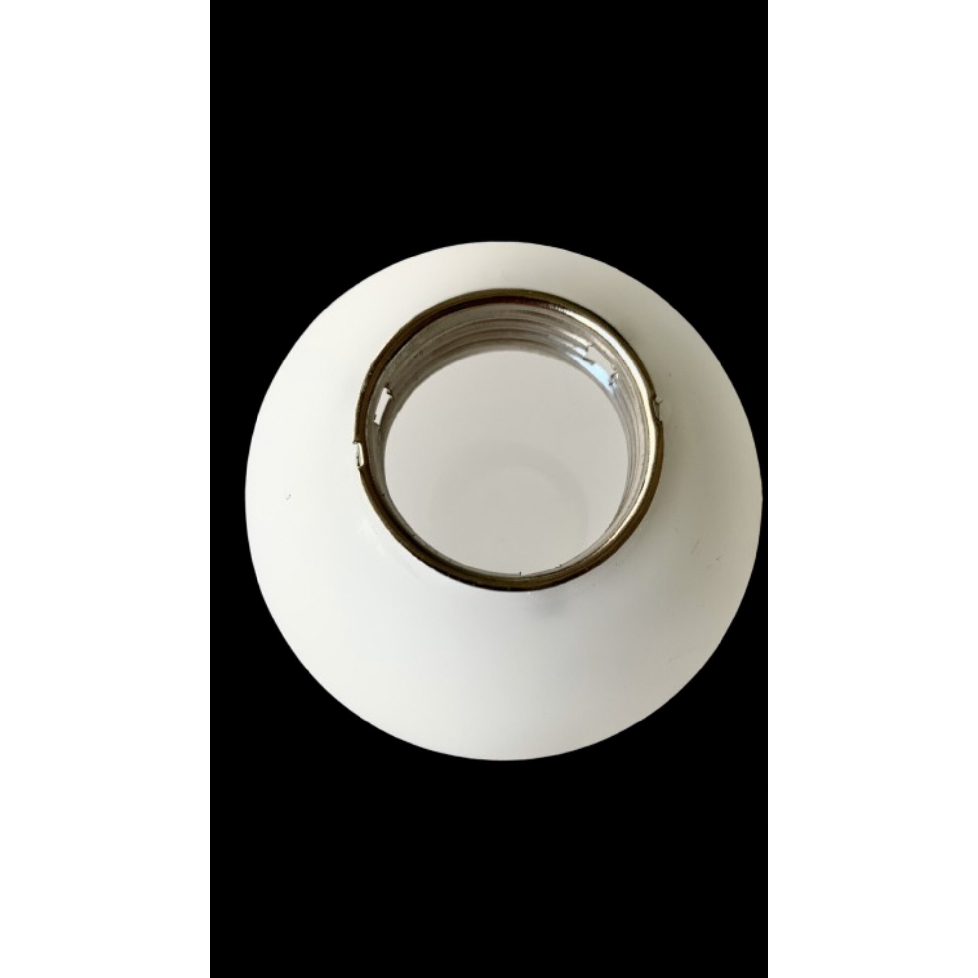 Abajur Sticla Mini Glob Alb Diametru 90mm cu Filet pentru Soclu E 27 ...