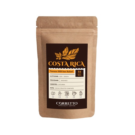 Cafea de specialitate Corretto, Costa Rica Tarrazu San Rafael SHB, 300 ...