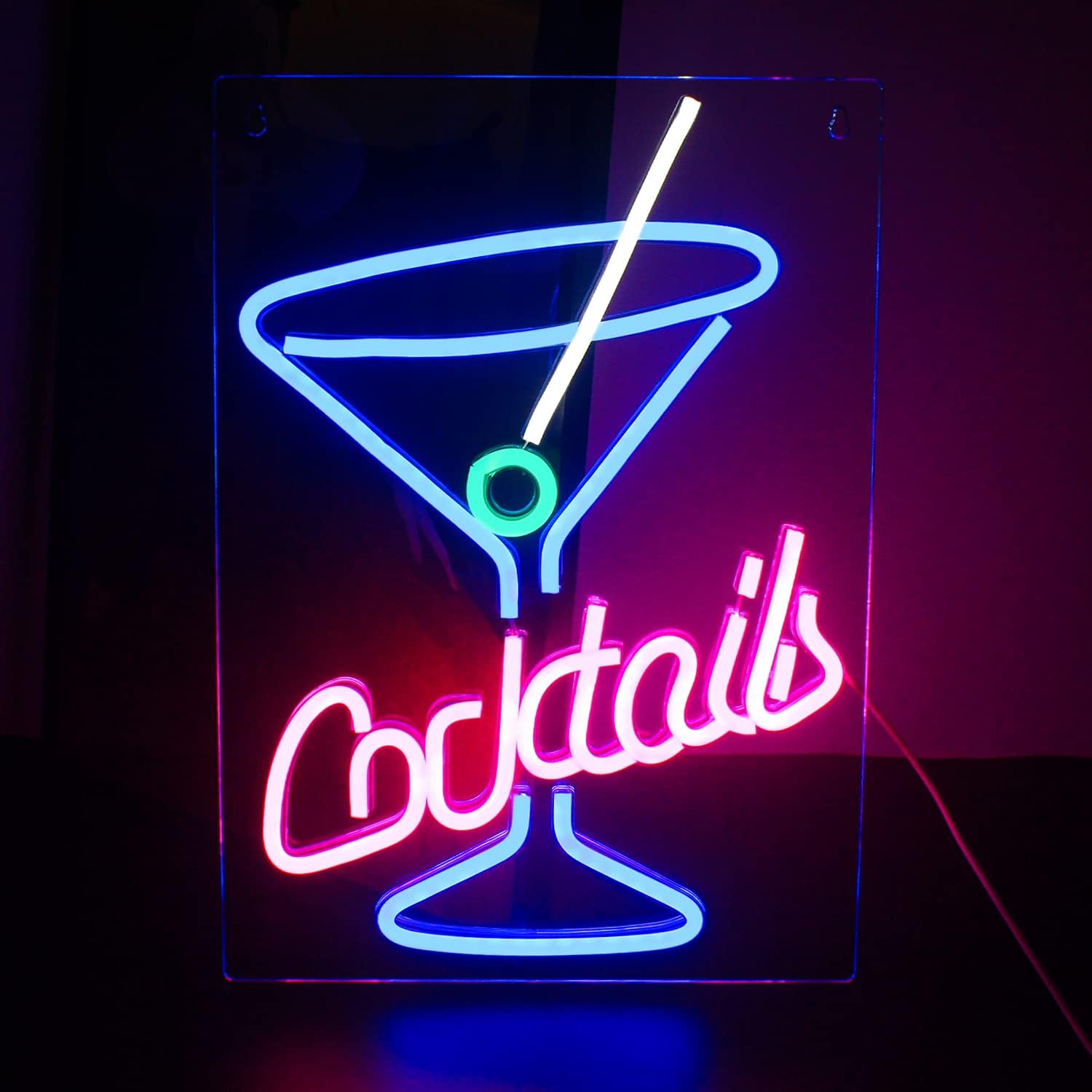 Decoratiune luminoasa LED neon, COCKTAILS - eMAG.ro
