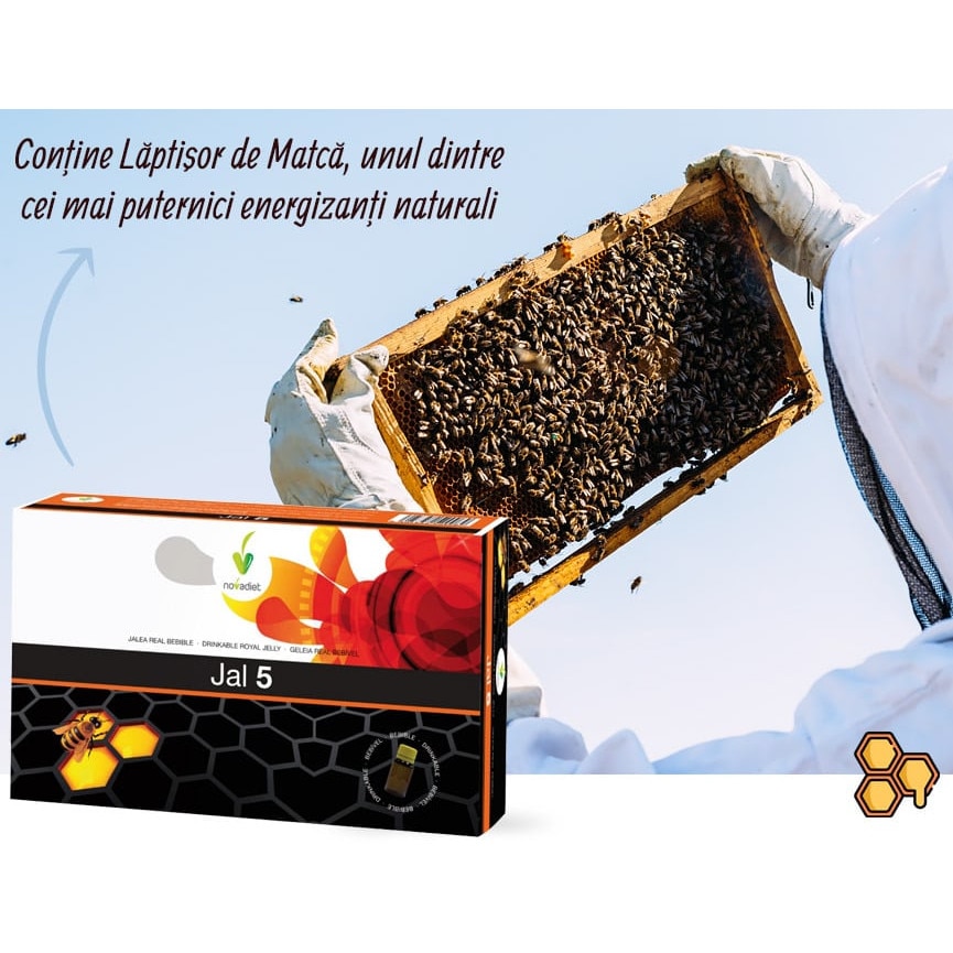 Supliment alimentar. Jal 5, Laptisor de Matca Liofilizat pentru Energie, Protectie Anti-Virala ...