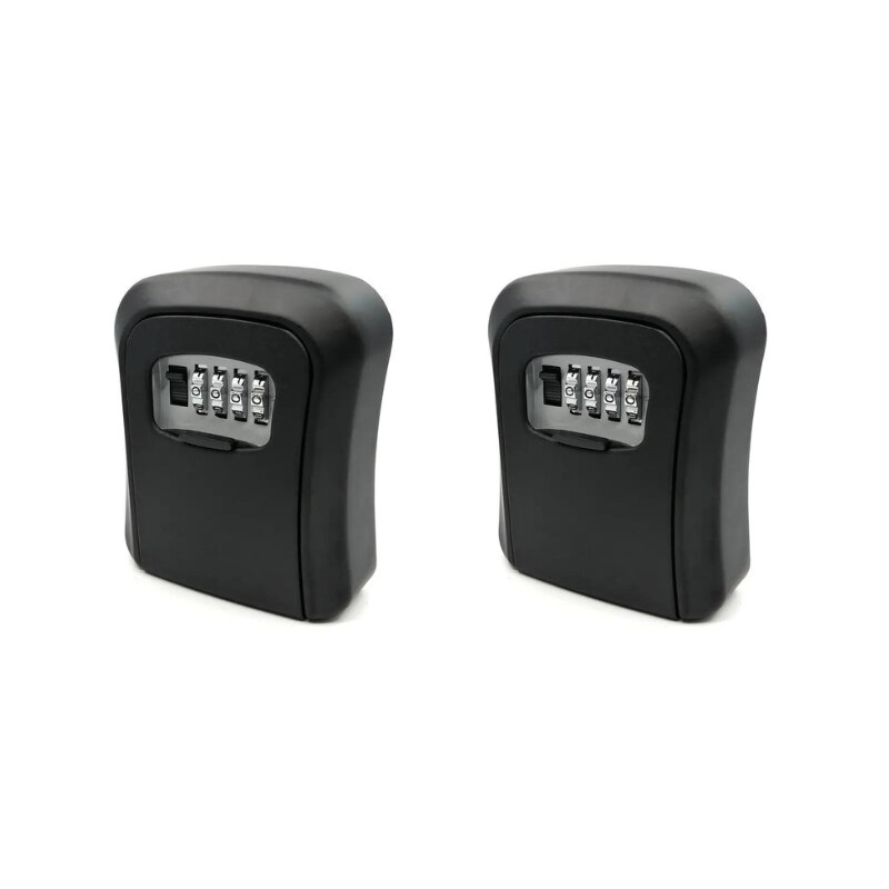 Set 2 x Mini seif cu cifru pentru depozitarea cheilor, din otel - eMAG.ro