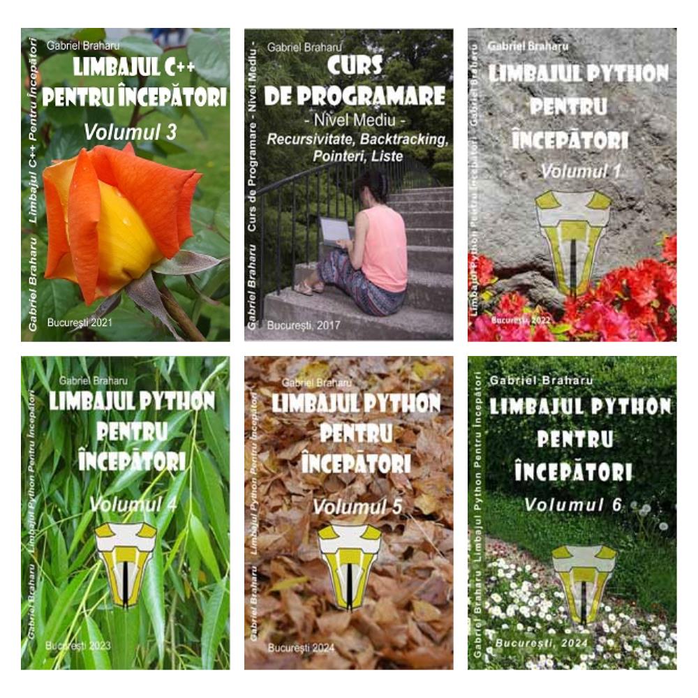 Set de 6 Carti Programare Incepatori (485), Gabriel Braharu, Colectia ...
