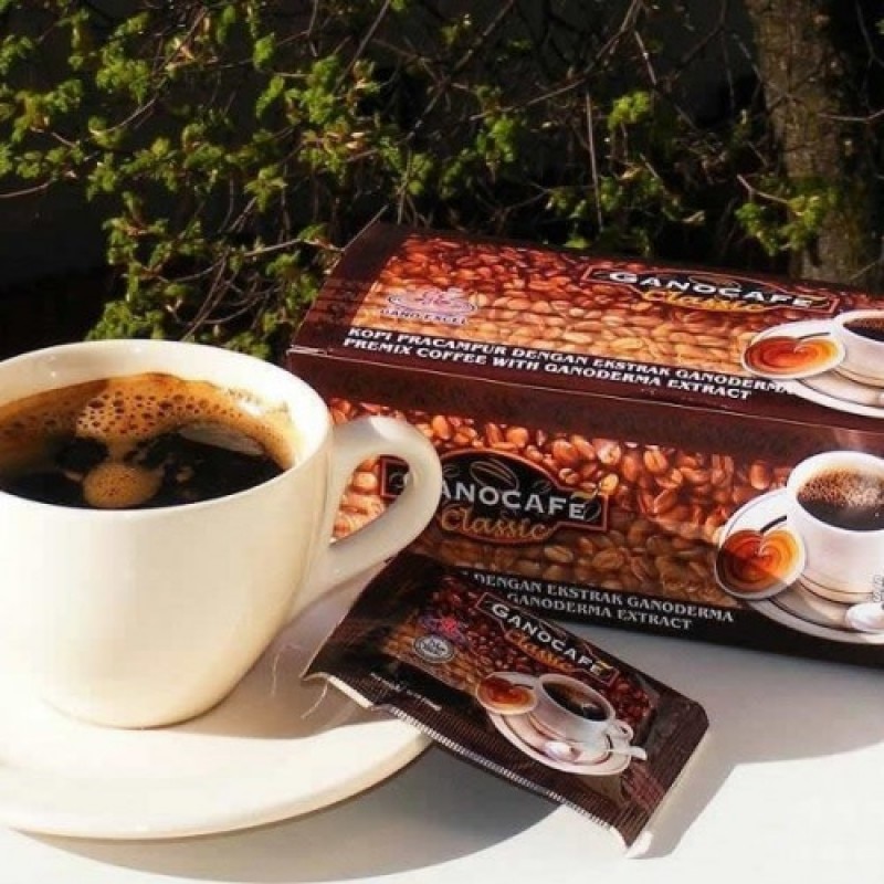 Cafea neagra cu Ganoderma "GanoCafe Classic", 30plicuri, 90g, Gano ...