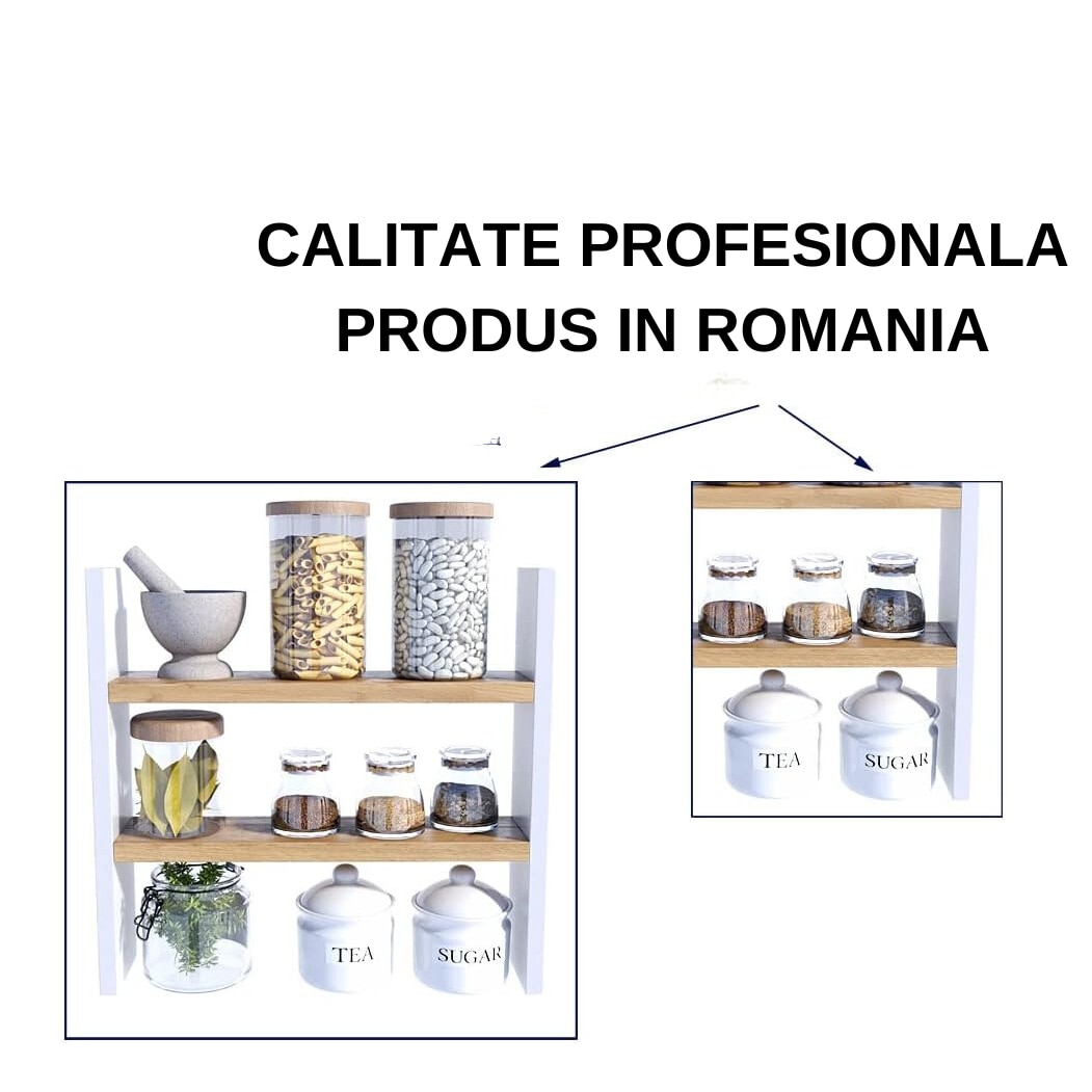 Raft de bucatarie, condimente, organizator Mobleto - eMAG.ro