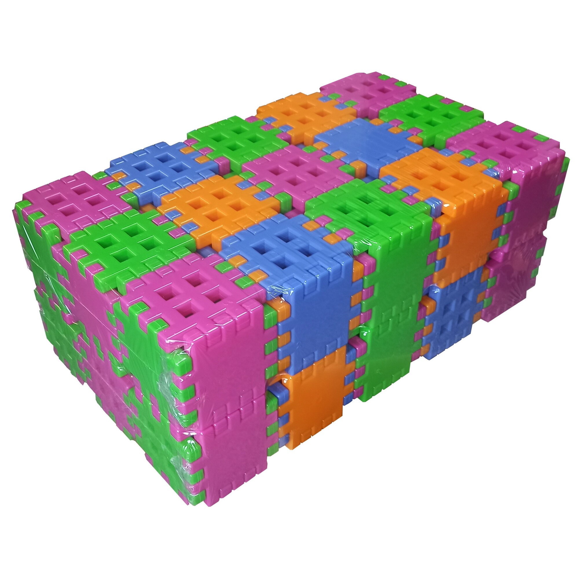 Blocuri de vafe 3D, 180 bucati, 10 x 10 cm, Pentru copii de la 1 an ...