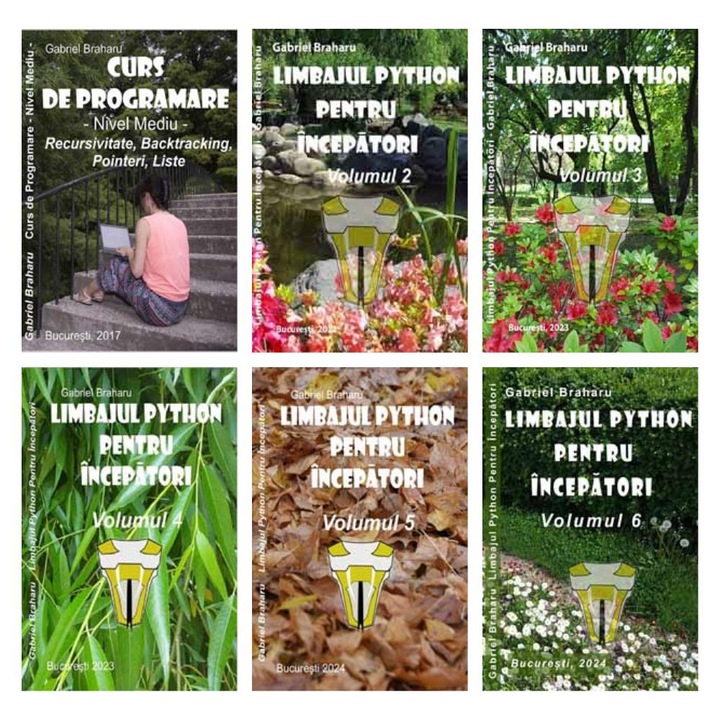 Set de 6 Carti Programare Incepatori (579), Gabriel Braharu, Colectia ...