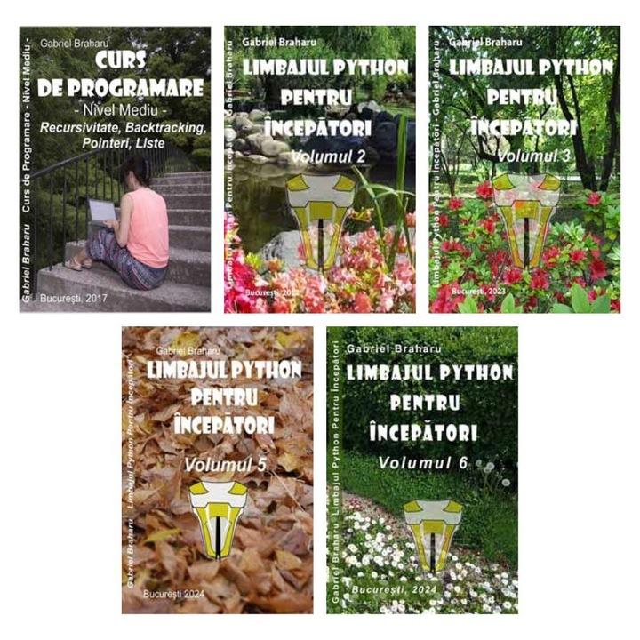 Set de 5 Carti Programare Incepatori (330), Gabriel Braharu, Colectia ...