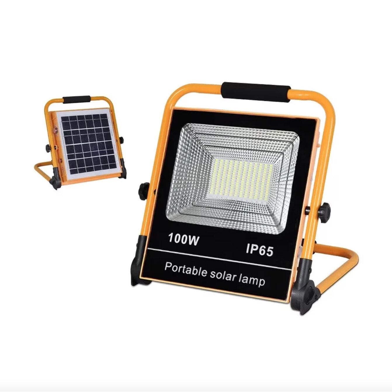 Proiector solar portabil 100W, baterie 4000 mAH - eMAG.ro