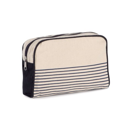 Portfard pentru dama, din panza de bumbac KI0731, Natural, Navy ...