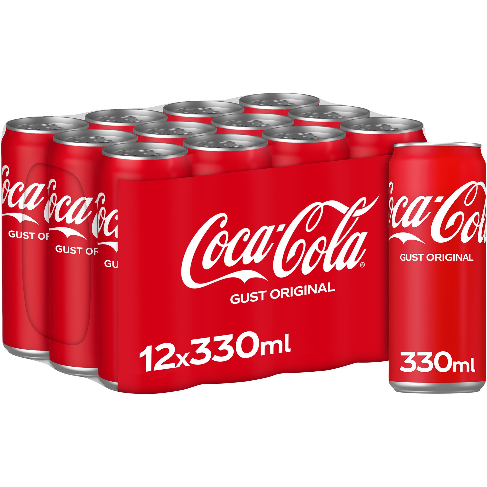 Coca-Cola Băutură carbogazoasa Cola, Doza, 12 x 330ml - eMAG.ro
