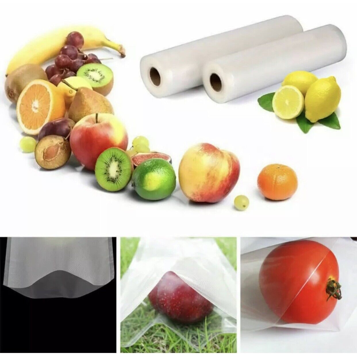 Set 2 role pungi de vidat alimente Silvercrest, 2 x 3m x 28 cm - eMAG.ro