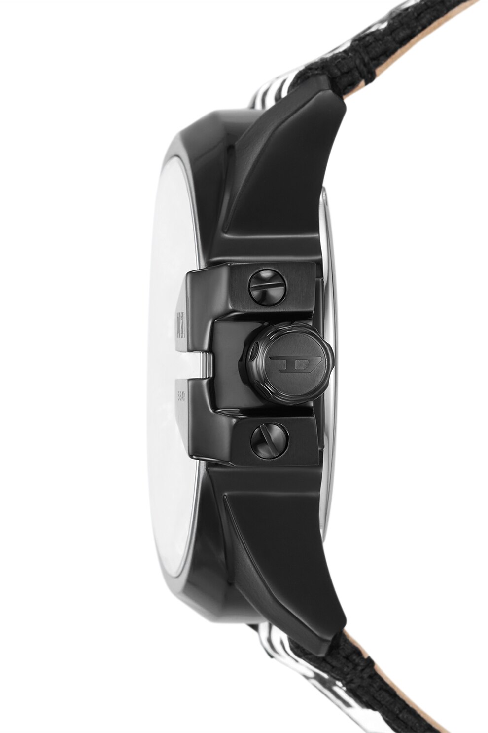 Diesel, Ceas cu baterie slara si logo, Alb, Negru - eMAG.ro