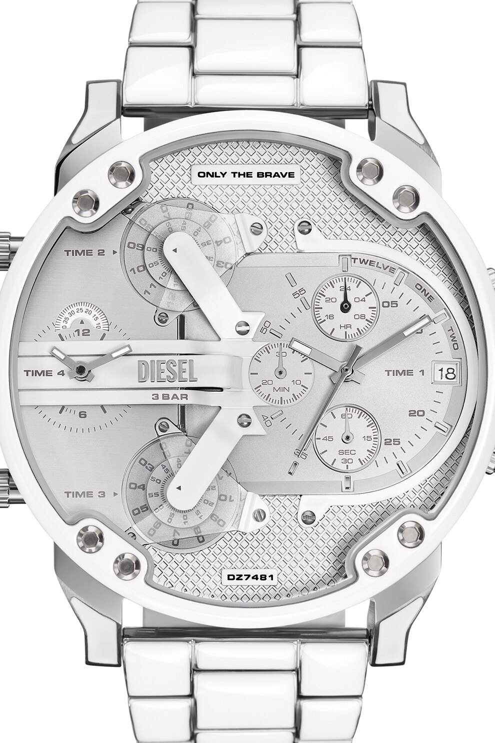 Diesel, Ceas cronograf de otel inoxidabil, Argintiu - eMAG.ro