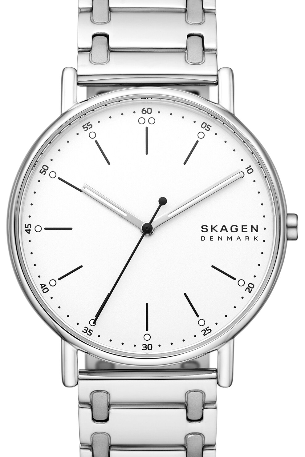 Skagen, Ceas de otel inoxidabil, Argint - eMAG.ro