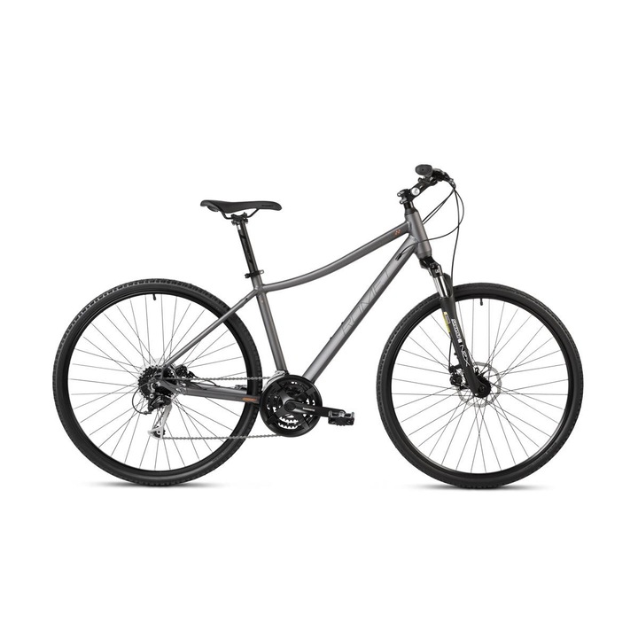 Bicicleta pentru femei, Romet, Aluminiu, Gri/Negru - eMAG.ro