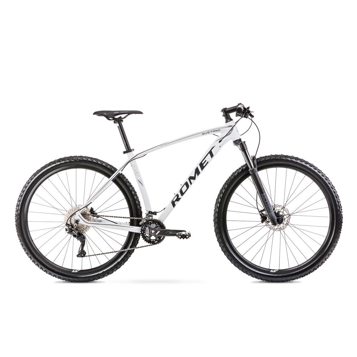 Bicicleta Romet Mustang M7, Aluminiu, 29 inch, Alb - eMAG.ro