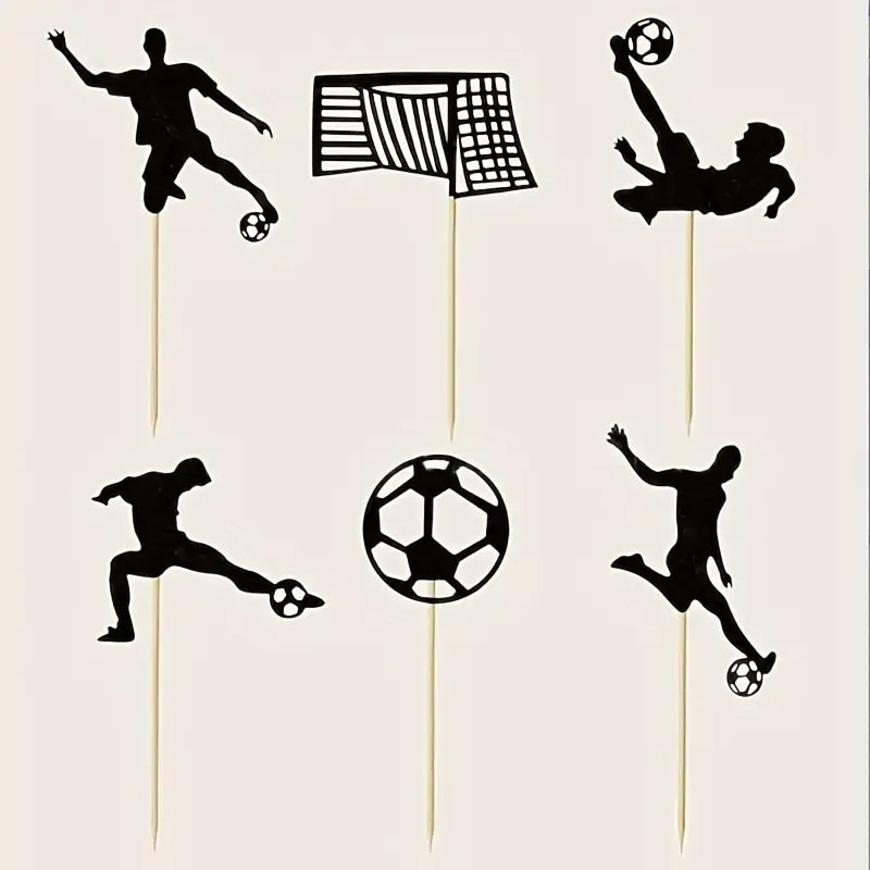 Set 12 x Topper tort, NUT, Hartie, Negru - eMAG.ro