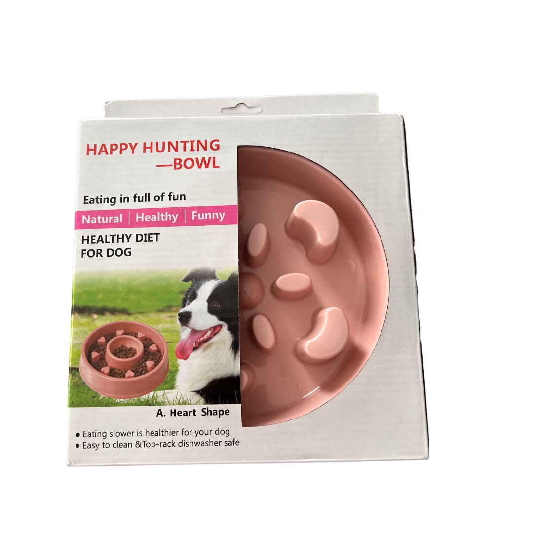 Castron pentru caini, pentru hranire lenta, potrivit pentru prevenirea ...