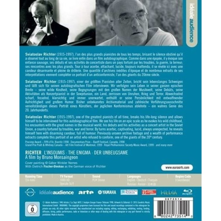 Bruno MonsaingeonSviatoslav Richter - Richter: L’Insoumis; The Enigma ...