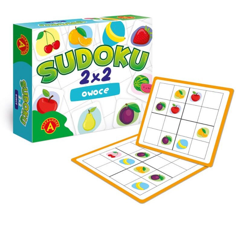 Joc Sudoku Alexander, 2x2, Fructe, Multicolor - eMAG.ro