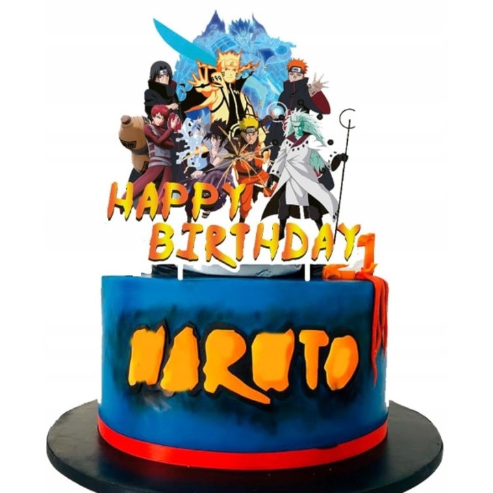 Set decoratiuni tort, Luka, Multicolor - eMAG.ro