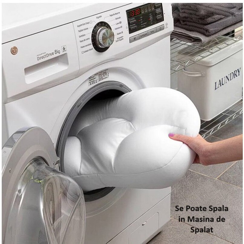 Perna Ortopedica Cervicala in Forma de Nor TNS®, Antialergica, Contine ...