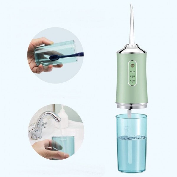 Irigator oral Profesional 4 in 1 pentru dusuri bucale Portabil 300ml ...