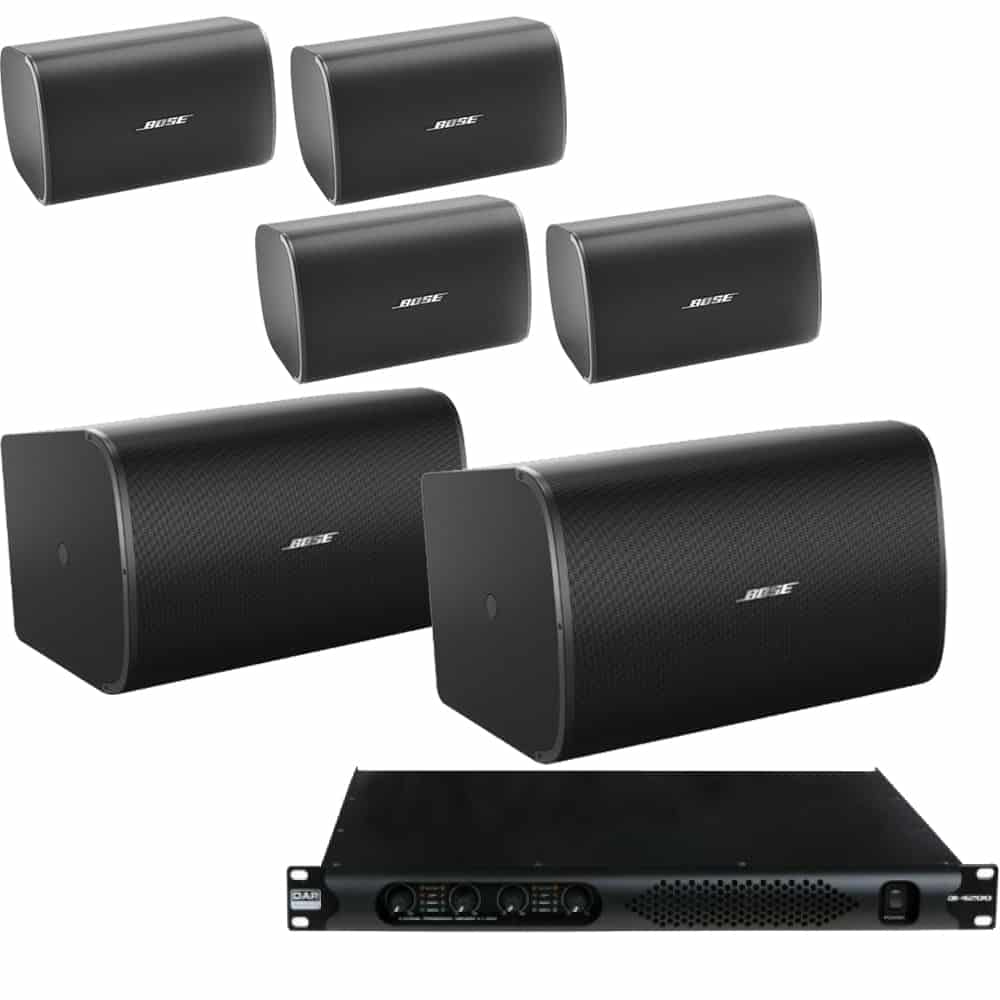 Sistem Audio Bose DesignMax PUB 4.2, 4x Boxe Aplicate Albe si 2 Basi ...