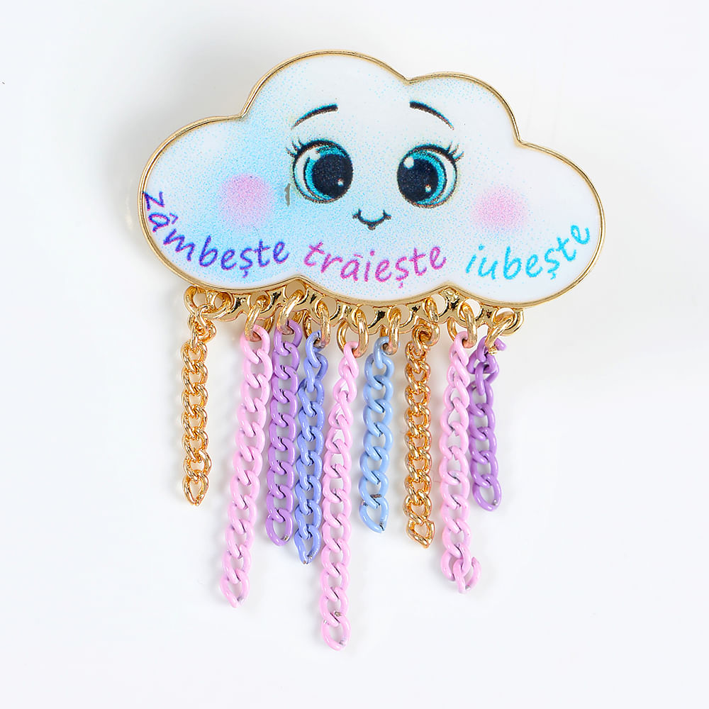 Brosa martisor cu norisor, Meli Melo Paris - eMAG.ro