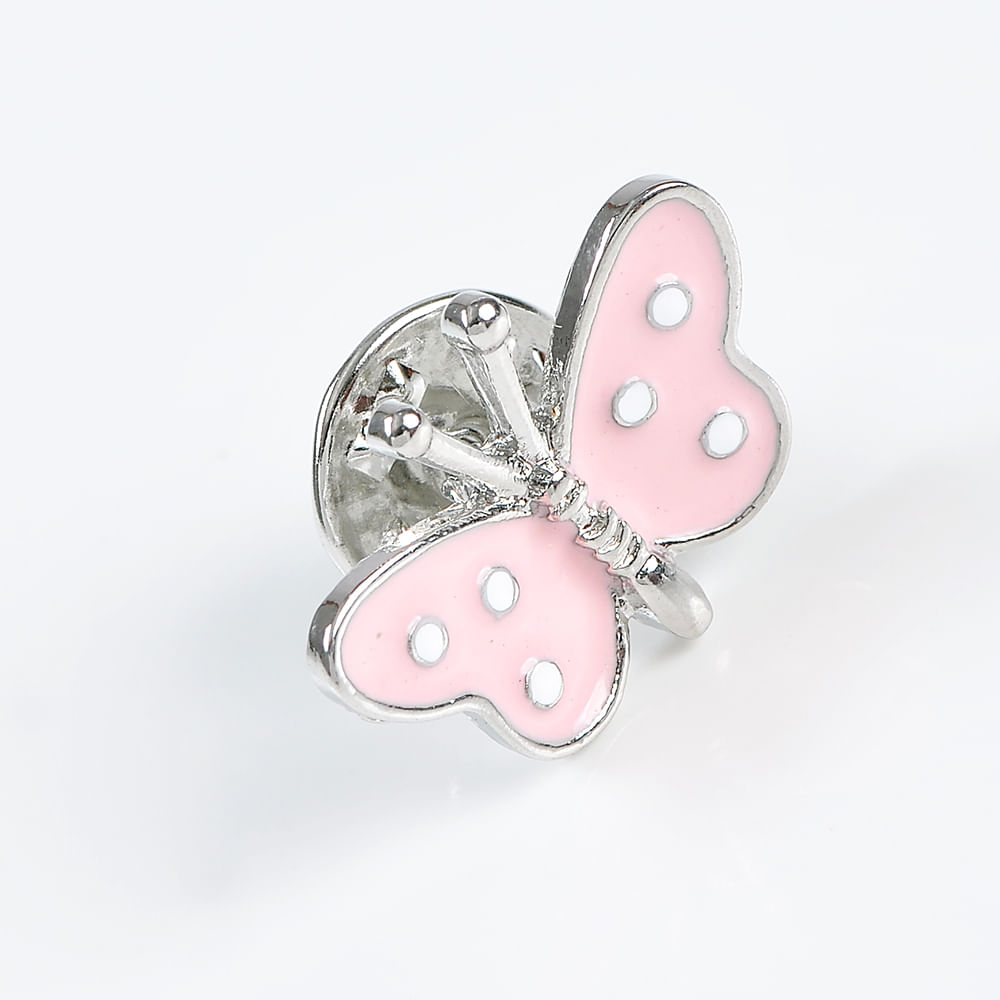 Brosa martisor fluture roz cu buline albe, Meli Melo Paris - eMAG.ro