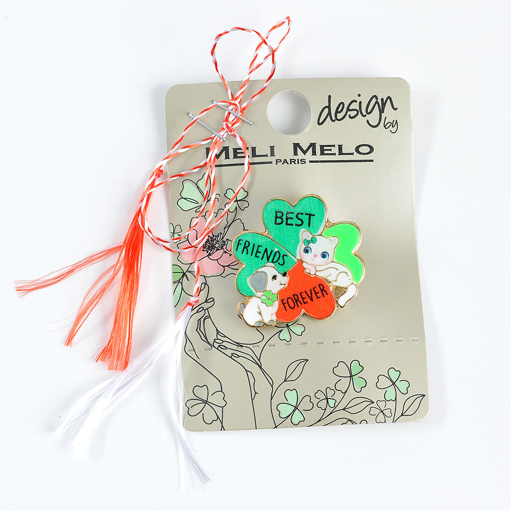 Brosa martisor Best friends forever, Meli Melo Paris - eMAG.ro