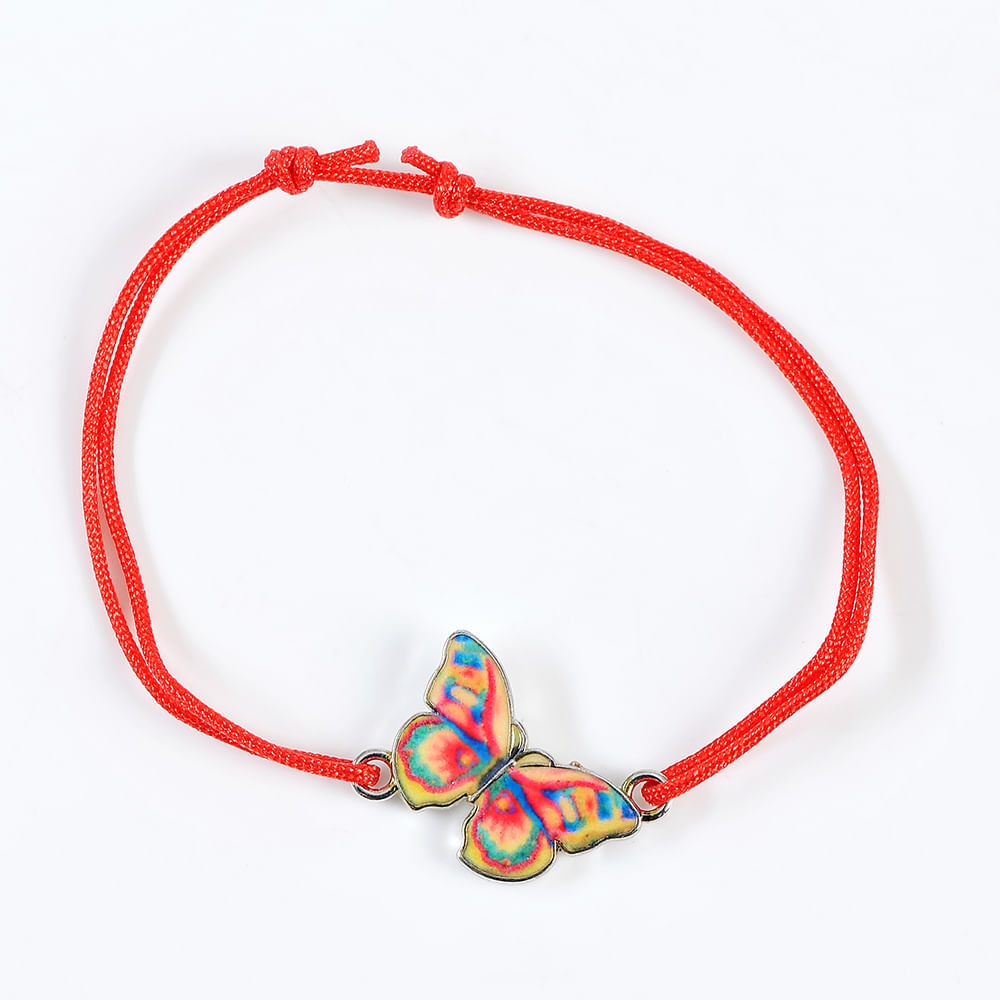 Bratara martisor fluture colorat, Meli Melo Paris - eMAG.ro