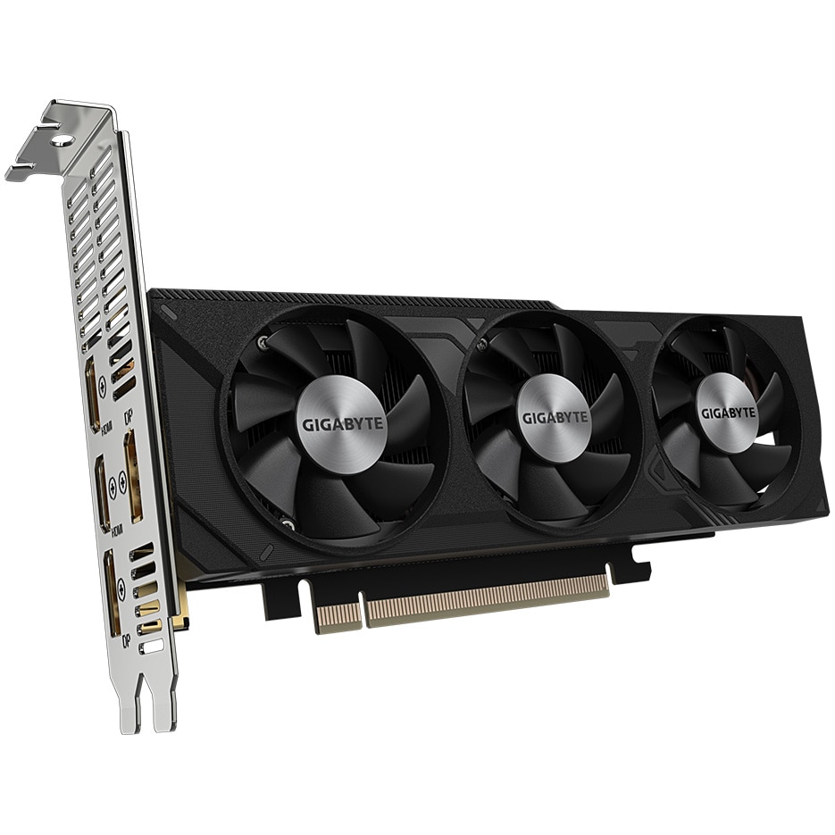 Placa video Gigabyte GeForce® RTX™ 4060 OC LOW PROFILE, 8GB GDDR6, 128 ...