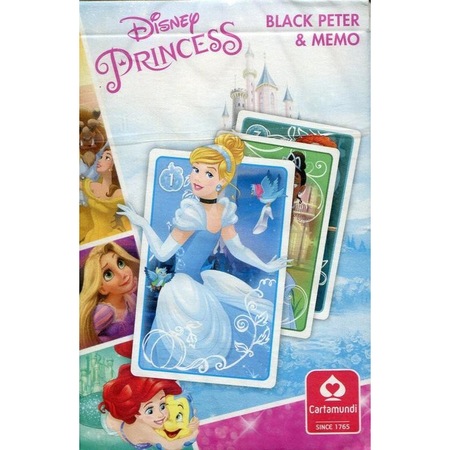Joc cu carti Disney Princess, Cartmundi, 9x6x1 cm, Multicolor - eMAG.ro