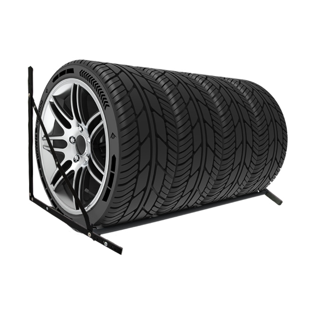 Suport de perete pentru anvelope RUNDEN 800 - 1200mm, RAL9005 - eMAG.ro