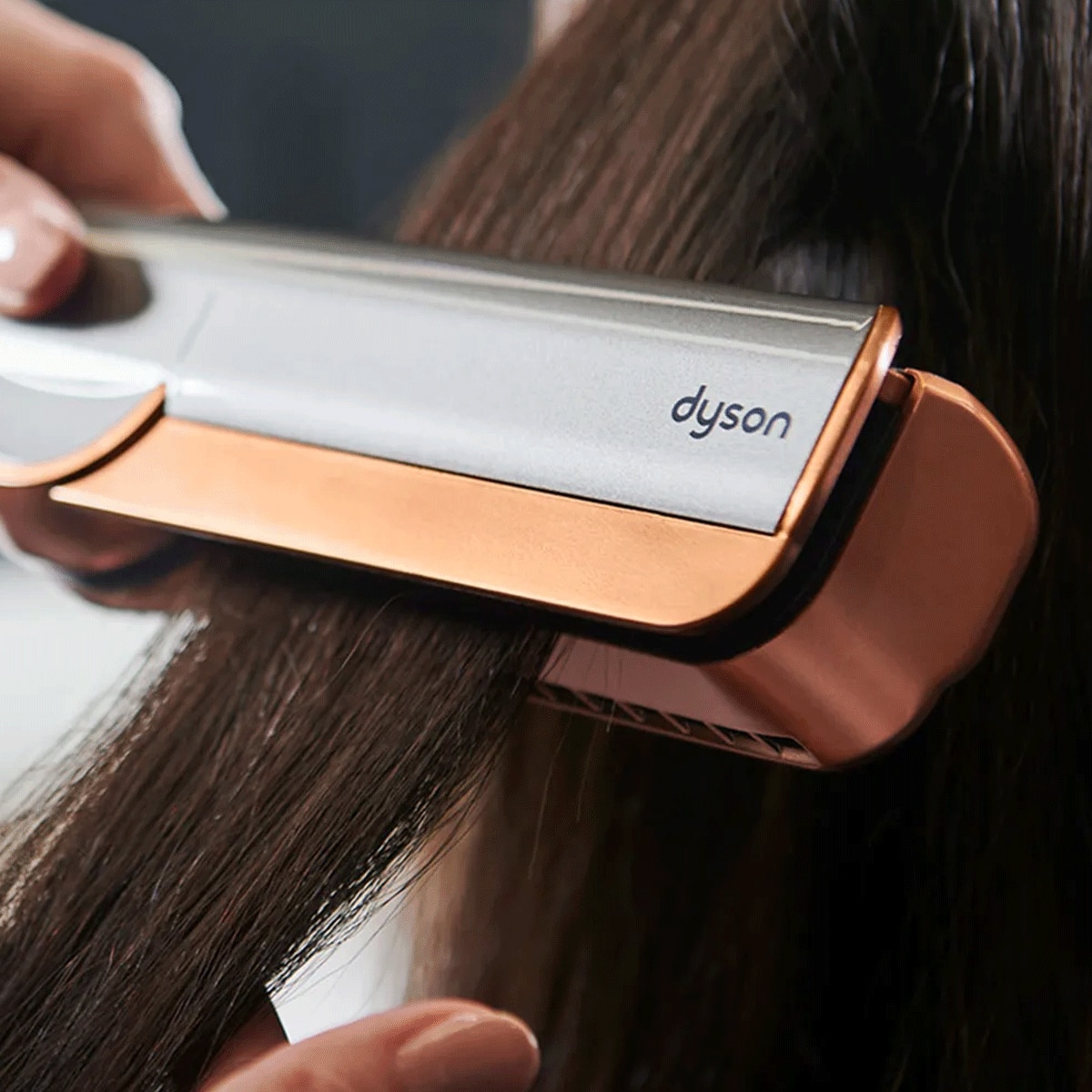 Преса за коса Dyson HT01 Airstrait™ (Никел/Мед) - eMAG.bg