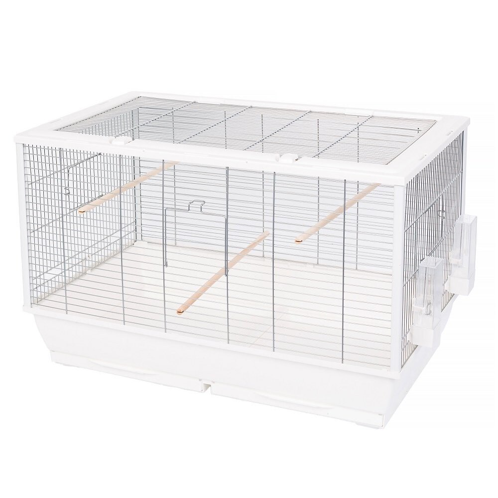 Colivie pentru pasari INTERZOO Fiona Mini 78 cm, alb - eMAG.ro